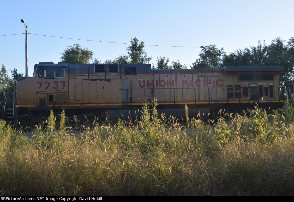 UP Engine 7237, Des Moines IA